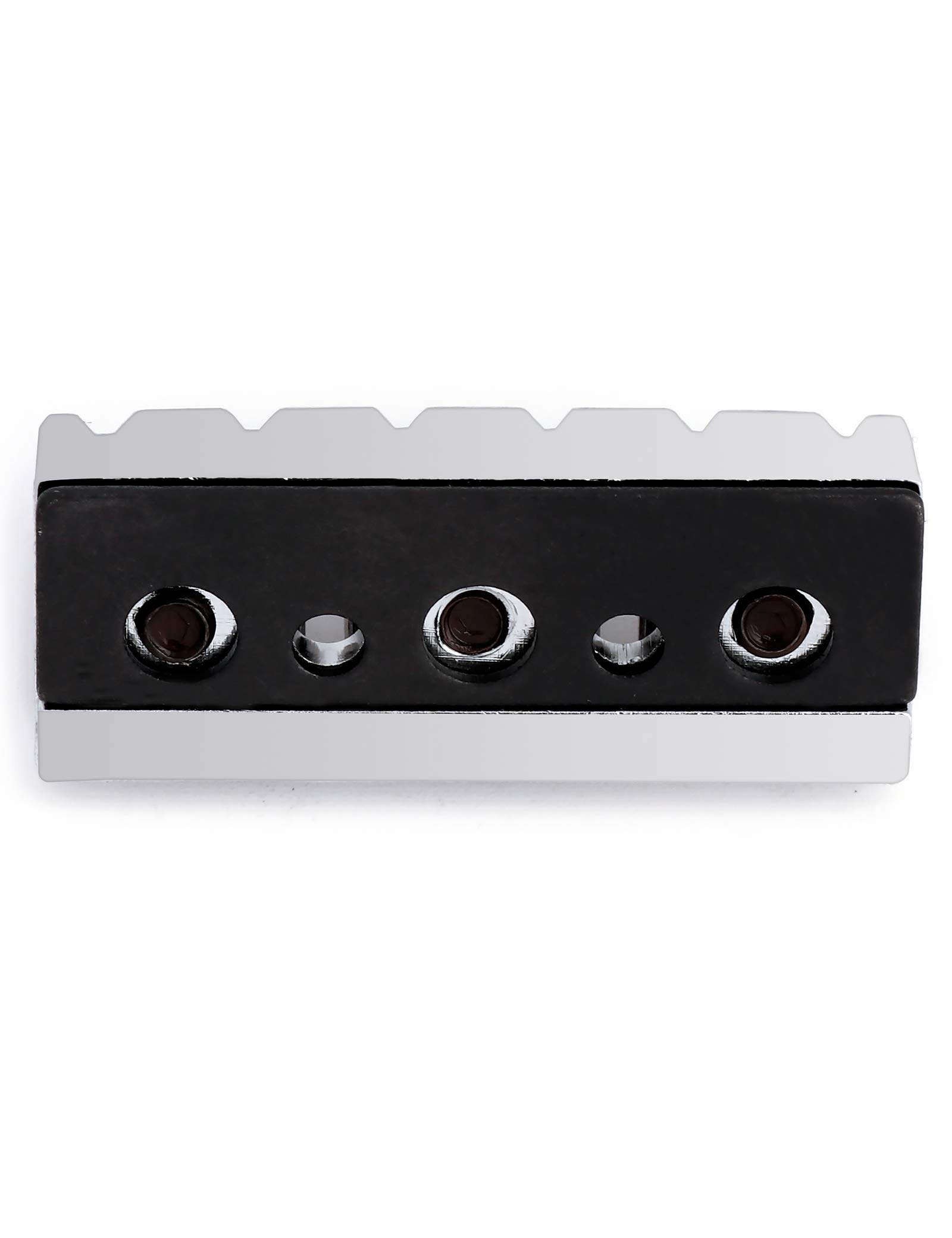 Bogart Guitar String Locking Nut for Floyd Rose Style Adjustable Height Locking Guitar Tremolo Bridge with Mounting Screw Shims and Wrench Chrome.