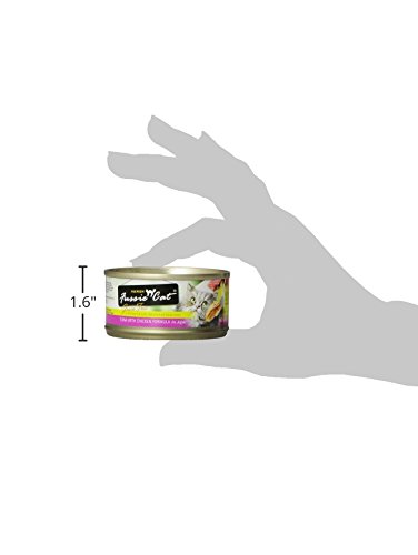 Fussie Cat Premium Tuna with Chicken in Aspic Grain-Free Wet Cat Food Count of 24,(Pack of 1)