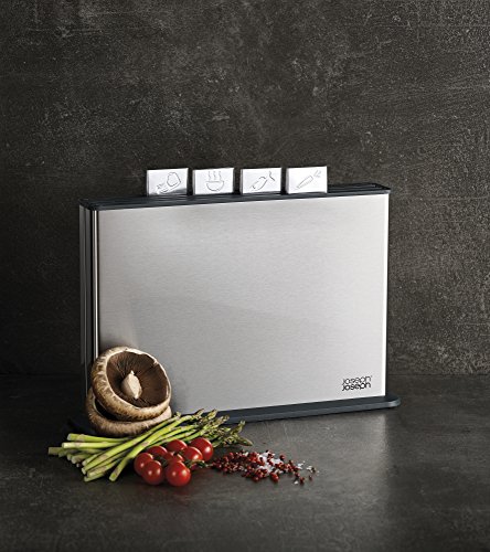 Joseph Joseph 100 Collection Index Chopping Boards - Stainless Steel
