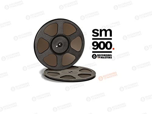 New RTM PYRAL SM900 1/4" 2500' 762m 10.5" Plastic Reel Trident Hinged Box RMG/EMTEC Studio Mastering Tape R34621