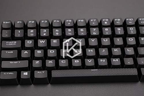 Suitable for Corsair Strafe RGB mk.2 K70 K68 K63 K65 K95 K90 Keyboard keycap, 104 Keys. Spare keycaps for Mechanical Gaming Keyboard