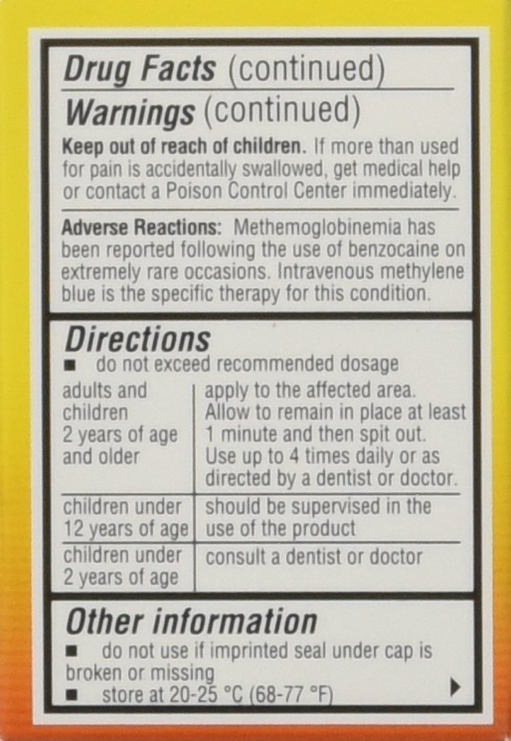 Beutlich LP Pharmaceuticals Hurricaine Topical Anesthetic Gel, Wild Cherry, 1 Ounce- Pack of 2