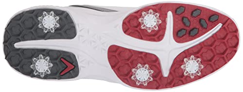 Callaway Men's Solana TRX v2 Golf Shoe, White/Grey, 10.5
