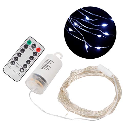 Fairy String Lights, Light Fixture Curtain String Ligh Christmas Light String Decorative Lamp, 8 Modes for Home Garden