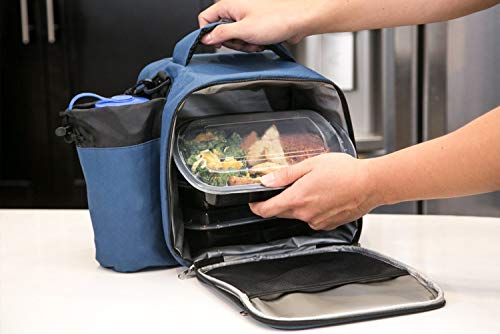 Fitpacker Meal Prep Containers - 28oz Portion Control Lunch Bento Box - Reusable Microwaveable (16 Pack - Version 2)
