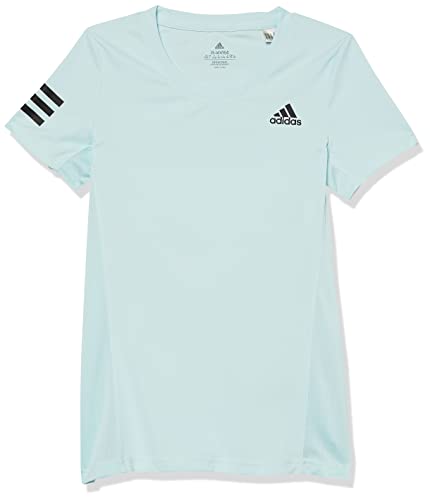 adidas Girls' Club Tennis T-Shirt, Almost Blue, Small
