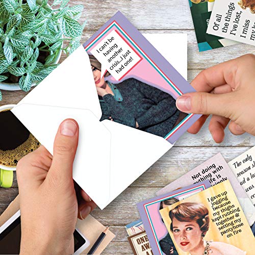 The Best Card Company - 20 Note Cards Blank Assortment (4 x 5.12 Inch) (10 Designs, 2 Each) - Hot Mess AM6622OCB-B2x10