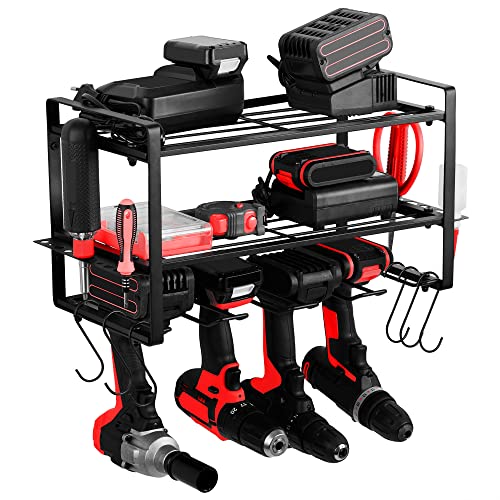The Cosmic tool organizers and storage rack system β Magnetic tool holder 5 Pack, Mop and broom holder 3 Pack and Power tool organizer to take care of your garage organization needs