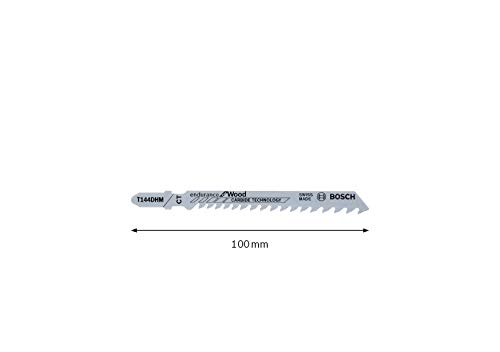 Bosch Professional 2608665071 3 Blades T 144 DHM Endurance (Wood, Accessories for jigsaws)