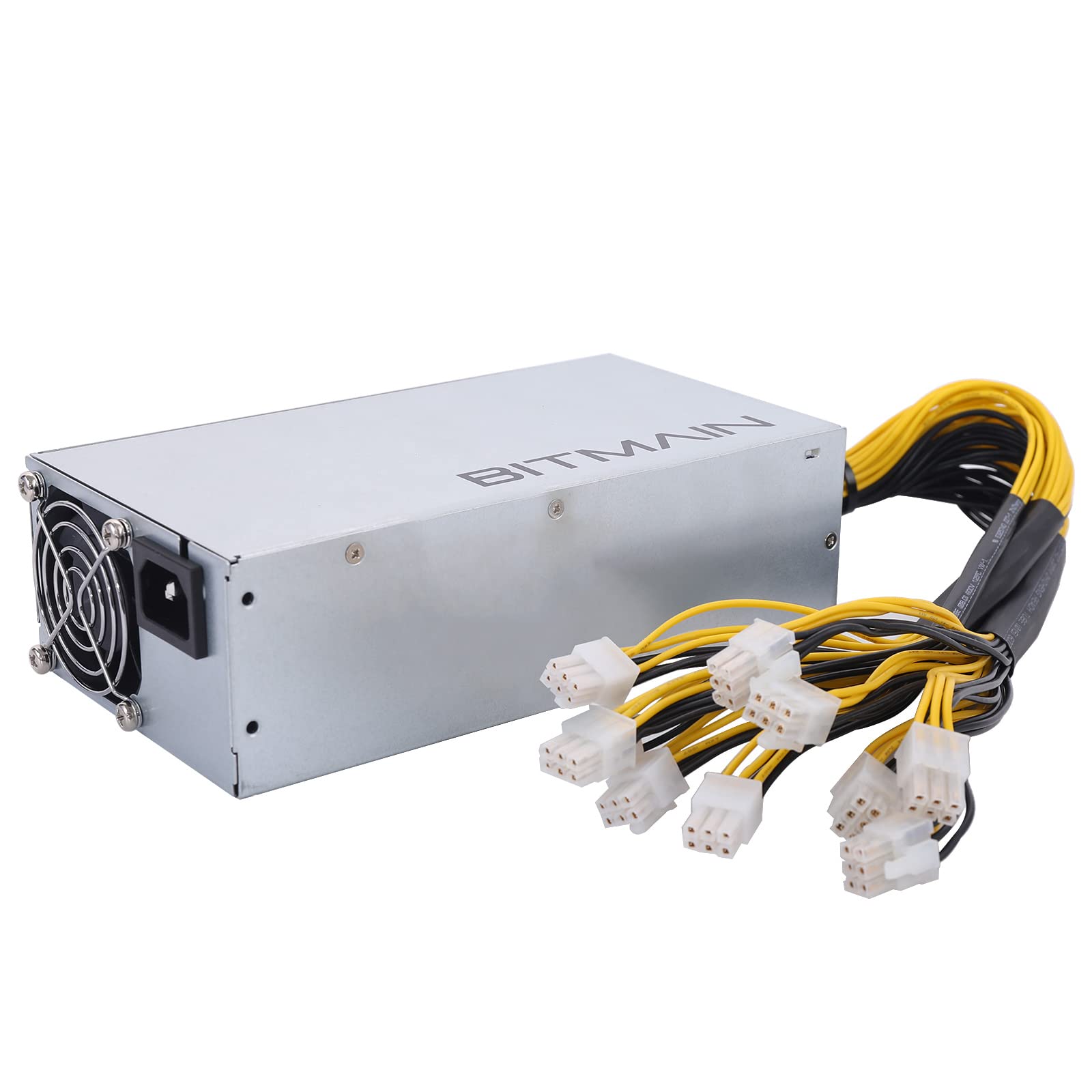 Apw7 1800W Asic Miner Power Supply 110V 264V 6-pin Connector Mining PSU for Antminer Bitmain Bitcoin Miner S9 or L3