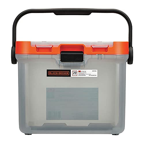 BLACK+DECKER BCKSB29C1 20V MAX* Cordless Drill with 28-Piece Home Project Kit in Translucent Tool Box