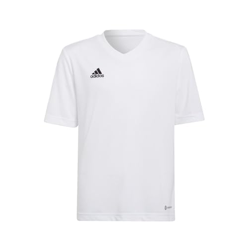 adidas Kids' Entrada 22 Jersey, White, Medium