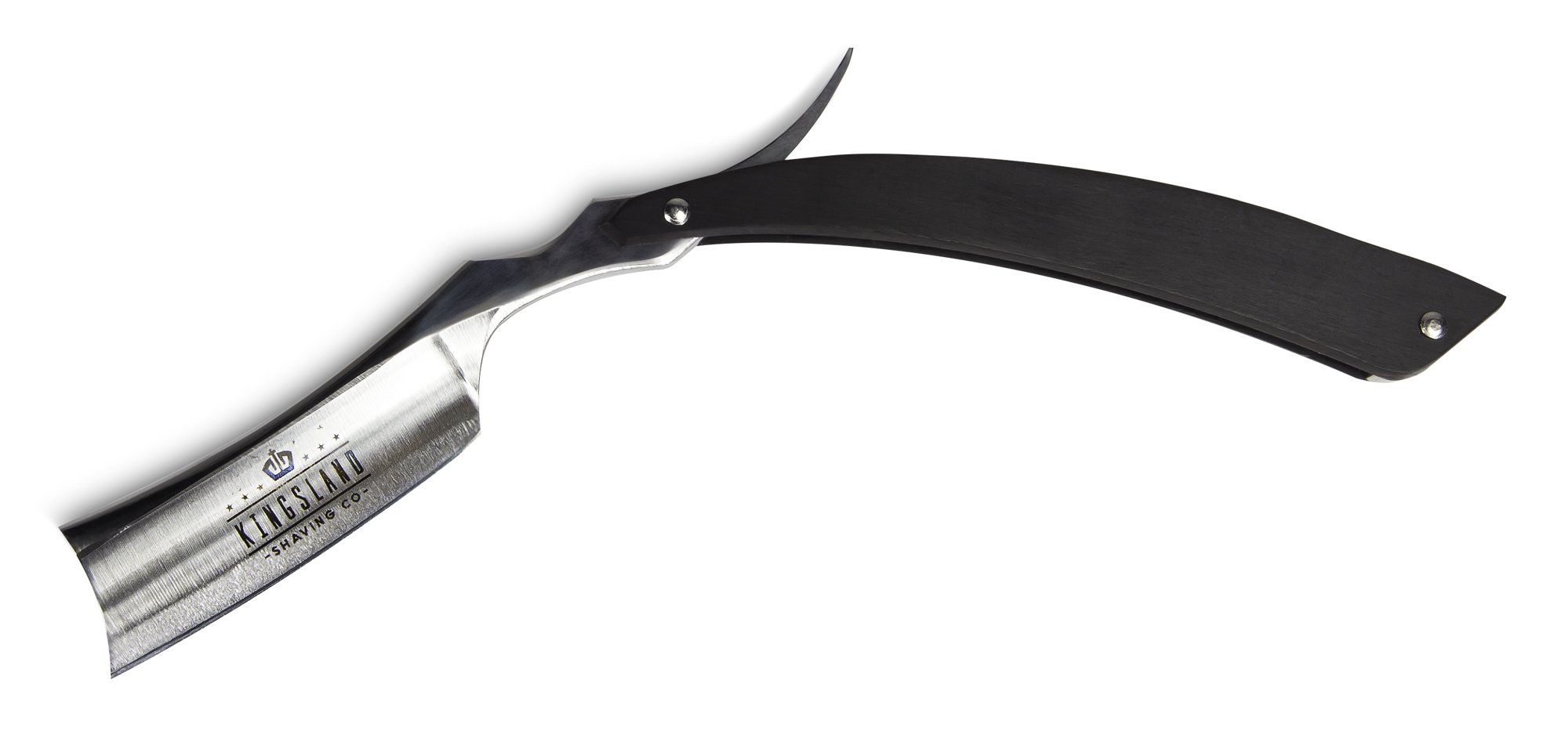 Straight Razor Shave Ready Hand Made Sharpened Vintage Wood Handle Steel Blade - Kingsland Shaving Co. - Professional Barber Approved Cut Throat Honed Straight Edge Blade Shaving Kit