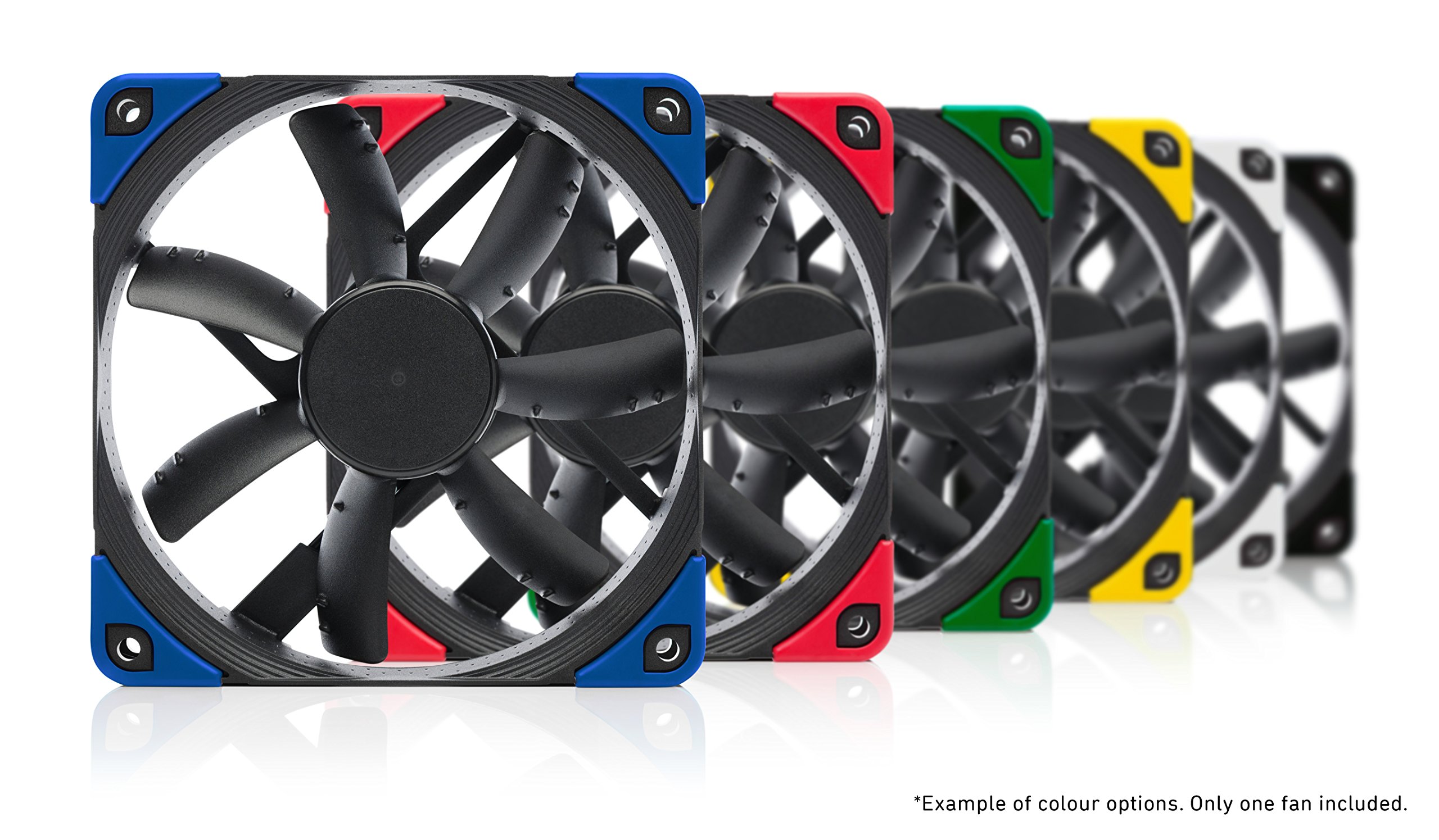 Noctua NF-S12A PWM chromax.Black.swap, Premium Quiet Fan, 4-Pin (120mm, Black)
