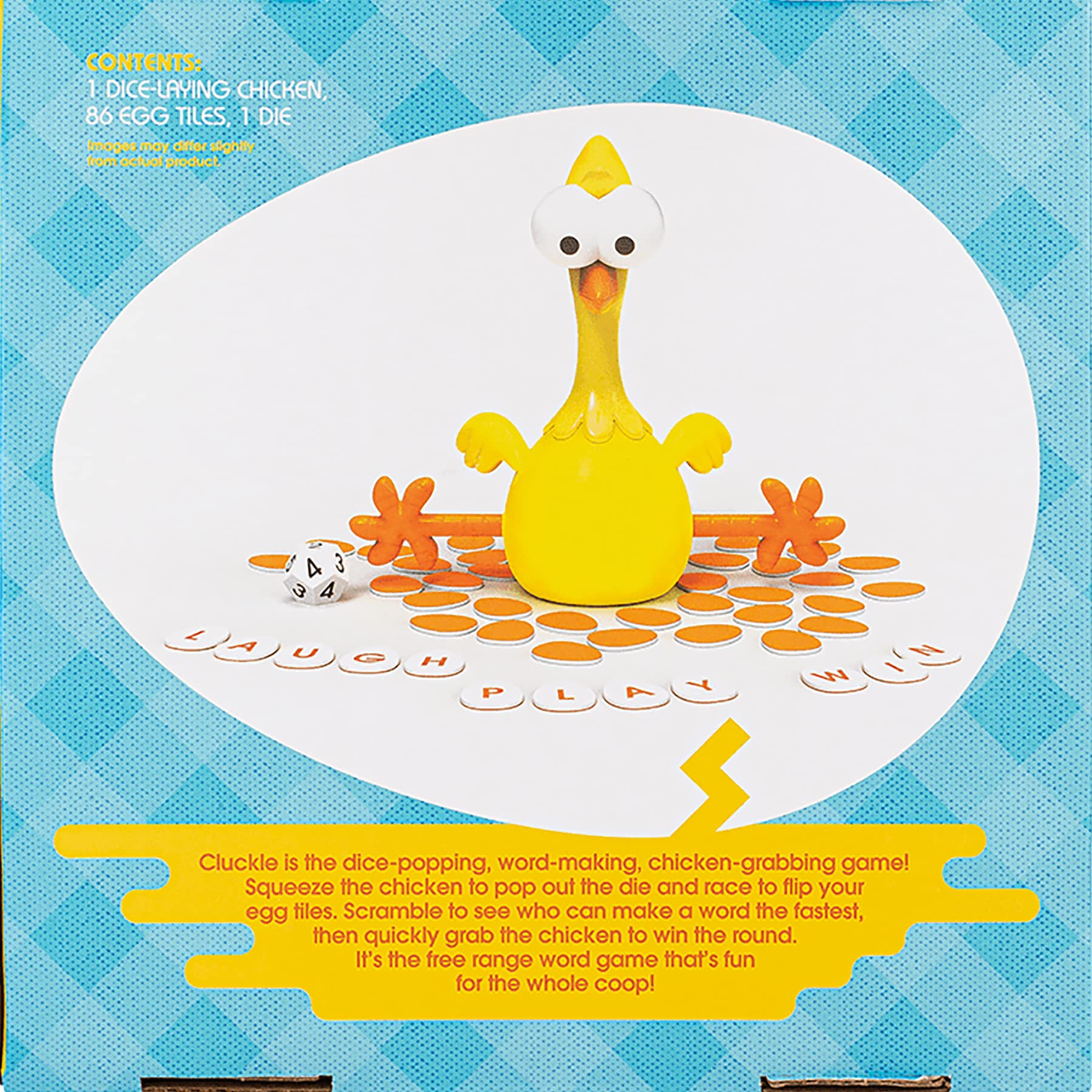 Big G Creative: Cluckle Free Range Word Game, 2-6 Players, Ages 7+, 15 Minute Gameplay, Multi