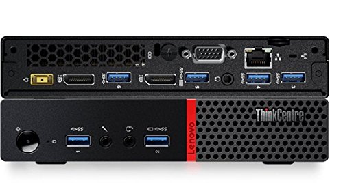 Lenovo ThinkCentre M700, 6th Generation Tiny Business Computer Micro PC (Intel Quad Core i7-6700T, 16GB DDR4 Ram, 512GB Solid State SSD, WiFi, VGA, Display Port) Win 10 Pro (Renewed)