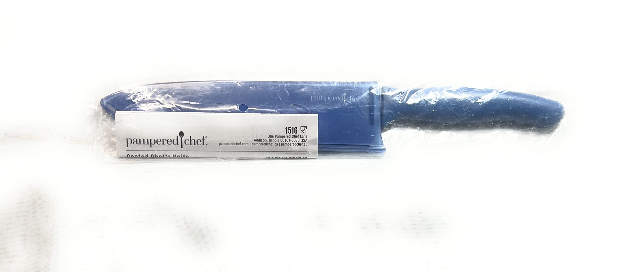 PAMPERED CHEF New model. #1516 CHEF'S COLOR COATED KITCHEN KNIFE