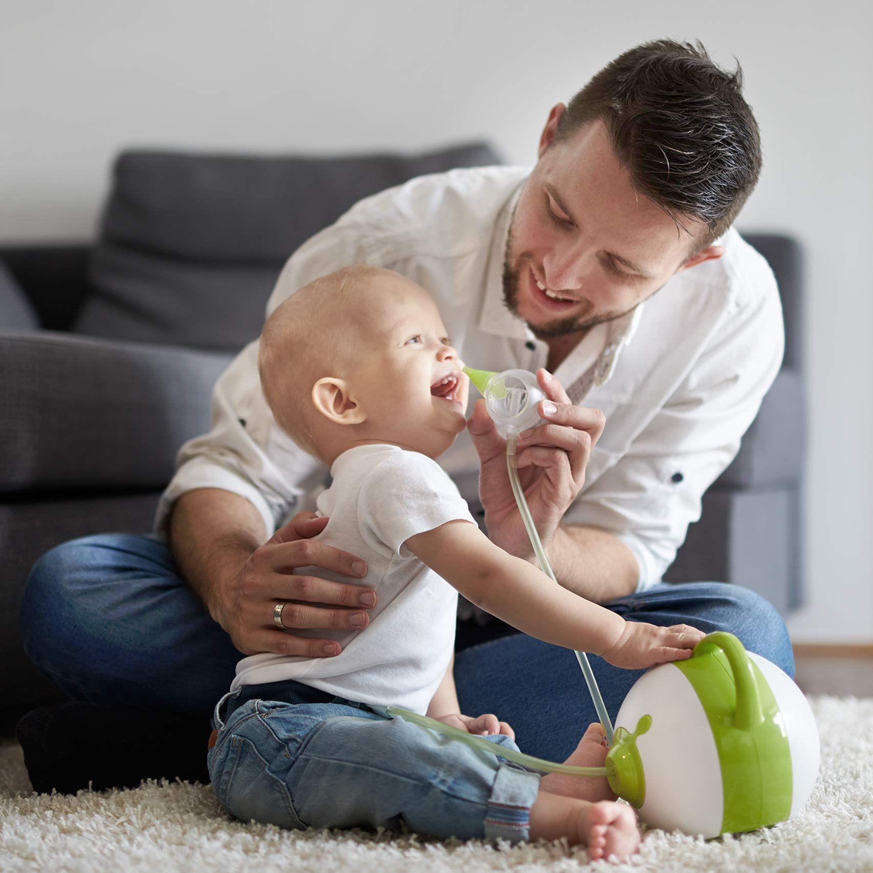 Nosiboo Pro Nasal Aspirator for Babies | Electric Nose Sucker | Made in EU | Safe, Adjustable Suction Power | Premium Quality | Award-Winning Design