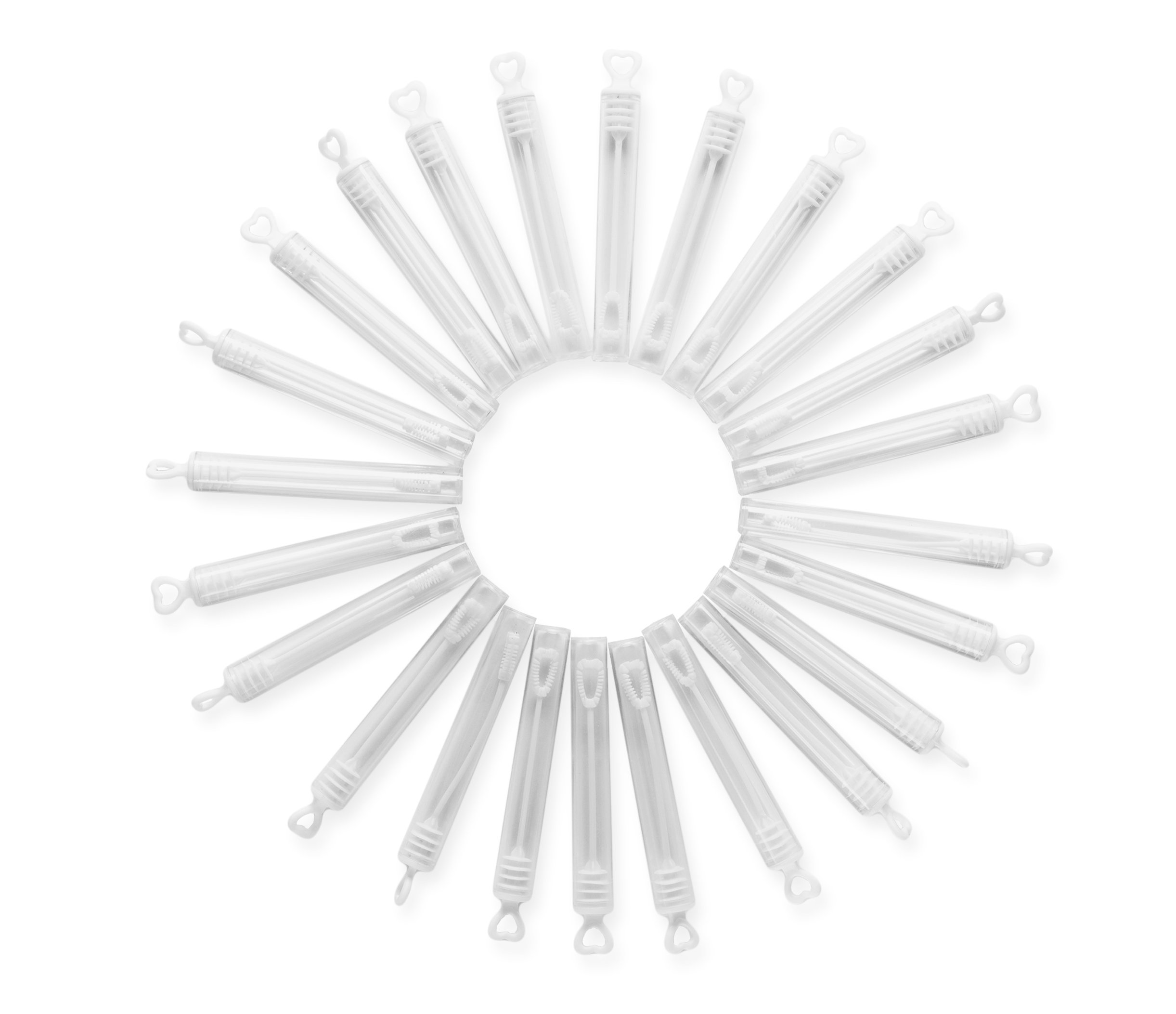 Big Mo's Toys 40 Pack Mini Heart Bubble Wands β Great Wand Bubbles Party Favors for Weddings and Anniversaries