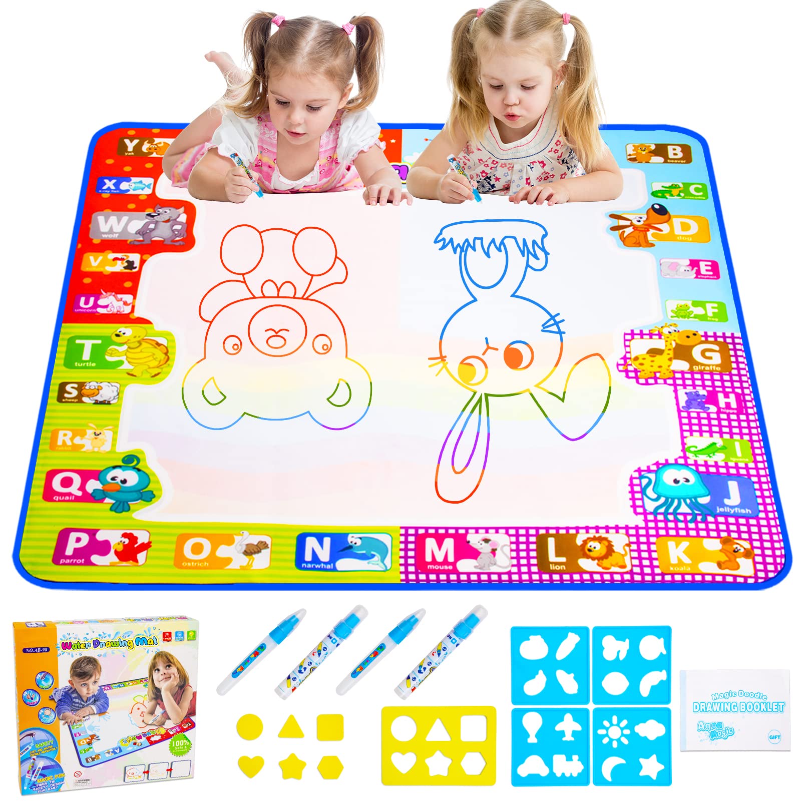 Gifts for Toddlers Toys Age 3+ Girls Boys - Learning Toys for Painting Coloring & Mess Free - Arts and Crafts Toys for Early Education, Chrismas Birthday Gifts for 3 4 5 6 Year Old Kids and Childrens
