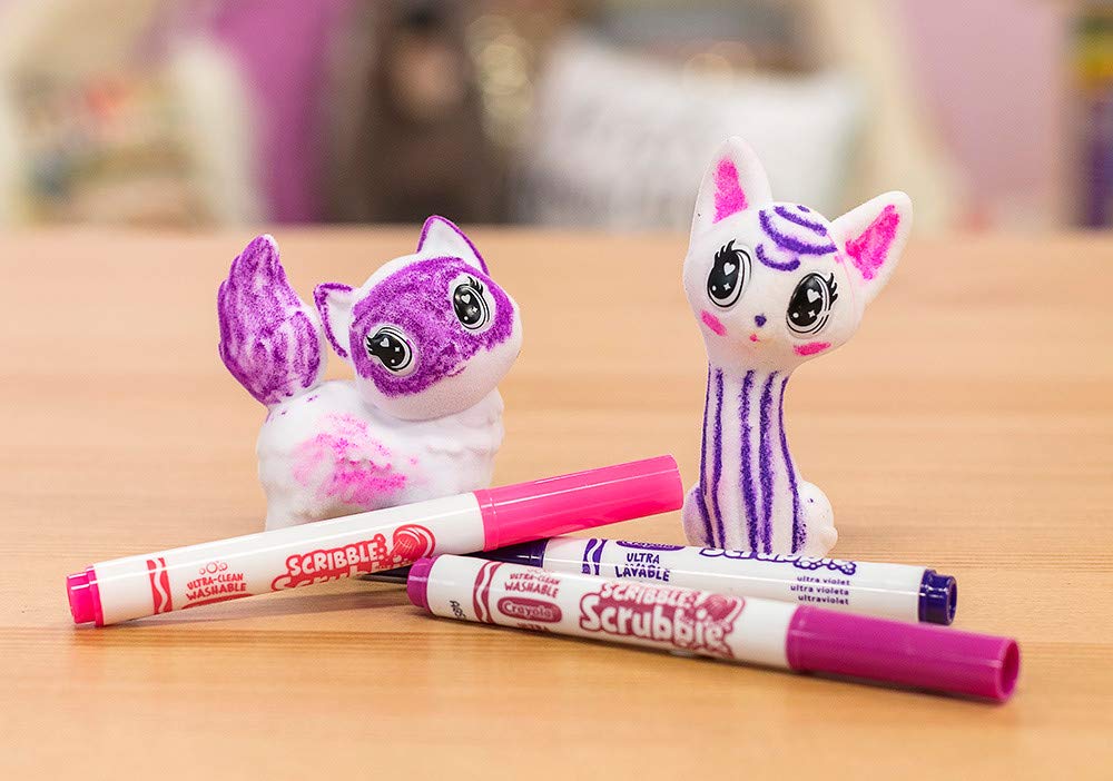 Crayola Scribble Scrubbie Pets, Cats, Kids Toys, Gift for Girls & Boys, Age 3, 4, 5, 6