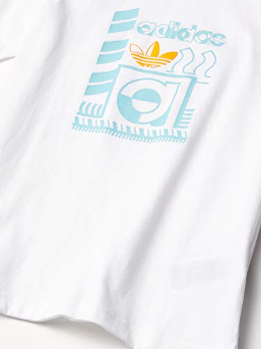 adidas Originals,unisex-youth,Tee,White,Small
