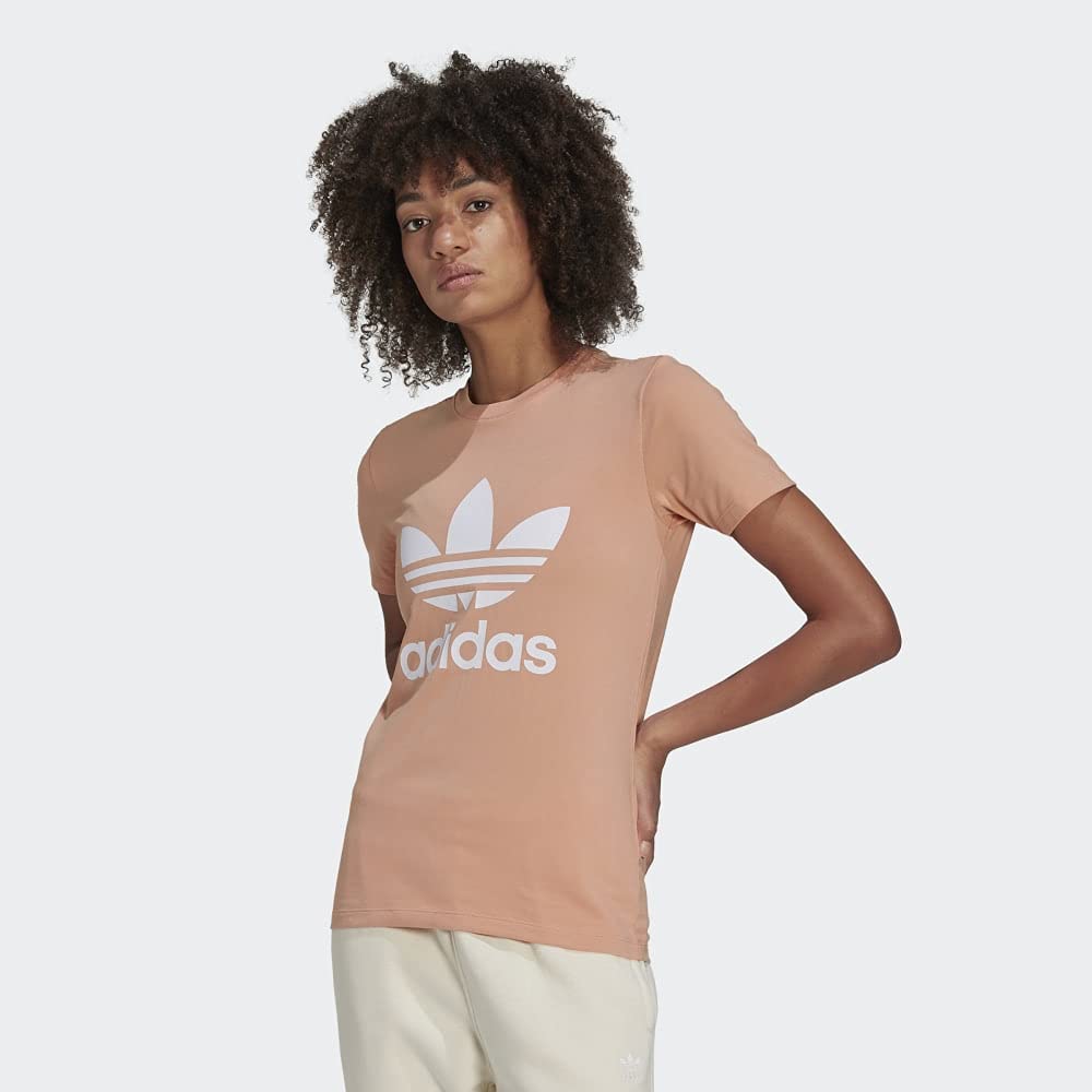 adidas Originals, womens, Trefoil Tee, Hazy Rose, X-Small