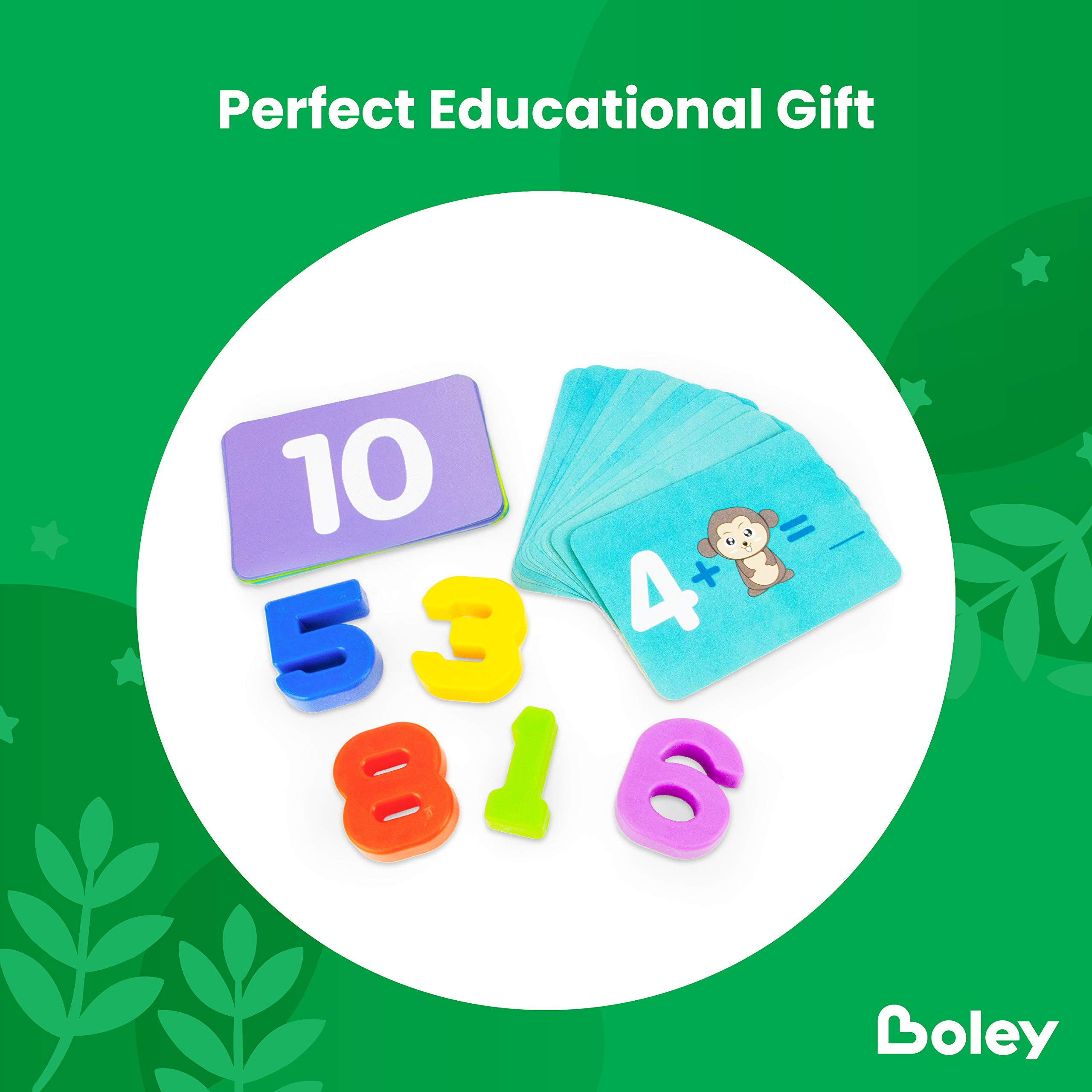 Boley Monkey Balance Math Game - 62 Piece Educational Math Games for Kids Ages 3 and Up - for The Home, Classroom, Preschool, Kindergarten, and Daycare
