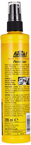 Formula 1 Protectant – High Performance Car Cleaner – Car Cleaning Spray to Shine & Protect – Multi-Surface Car Cleaning Supplies w/Silicone Technology – Exterior & Interior Care Products (10 oz)