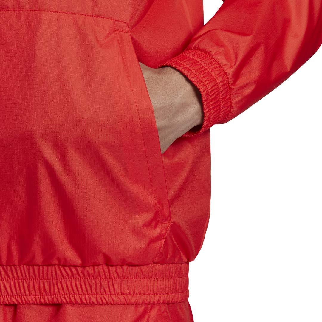 adidas Originals Men's 3D Trefoil 3-Stripes Track Jacket, Active Red, XS