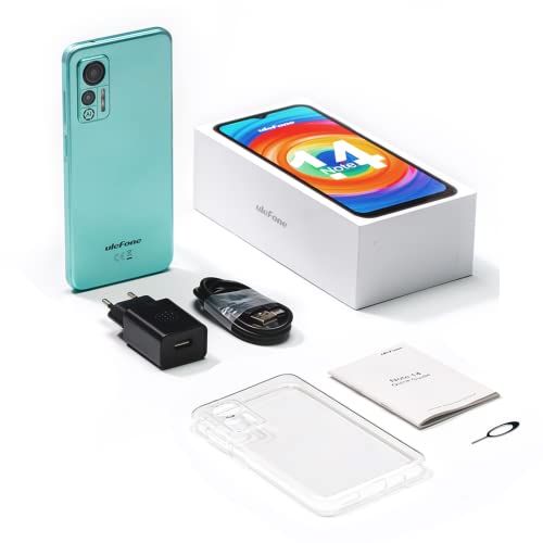 Ulefone Note 14 Unlocked Smartphone - 6.52-inch HD+ Android 12 OS 7GB RAM+16GB ROM 4500mAh Battery 5MP Front Camera 3-Card Slot Glove Mode Supported GPS/Type C Unlocked Mobile Cell Phone (Green)