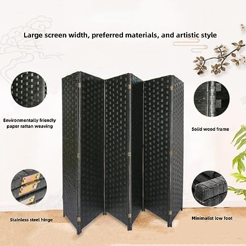 6 Panel Versatile Room Divider Panels with Free-Standing Design,Stylish Folding Screens and Room Dividers for Home and Office,Add Style and Privacy to Any Space (Style 1)
