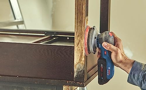 BOSCH GEX18V-5B15 18V Brushless 5 In. Random Orbit Sander Kit with (1) CORE18V 4 Ah Advanced Power Battery