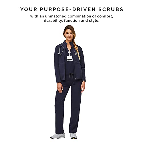 FIGS Livingston Basic Scrub Pants for Women β Navy Blue, L