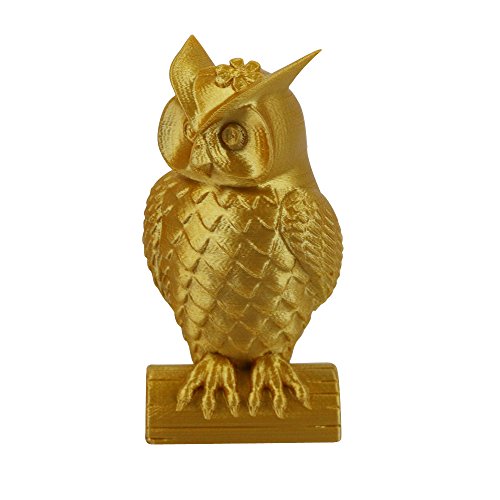 Silk Gold PLA Filament 1.75 mm 3D Printing Filament 1KG 2.2LBS Spool 3D Printer Material Shine Silky Shiny Metallic Metal CC3D Silk PLA Gold Filament