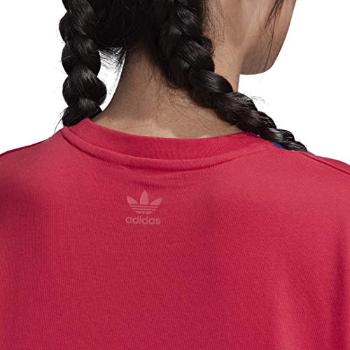 adidas Originals womens Big Trefoil T-Shirt Power Pink Medium