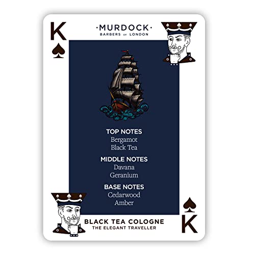 Murdock London Black Tea Cologne | Subtle, Spicy, Timeless | Made in England | 3.4 oz