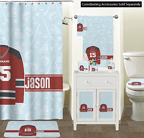 RNK Shops Hockey Waste Basket - Double Sided (Black) (Personalized)