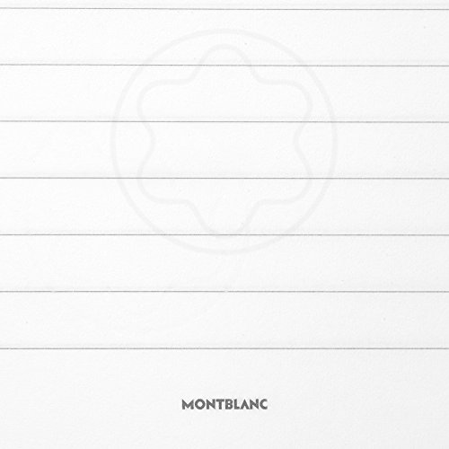 Montblanc Notebook Black Lined #146 Fine Stationery 113294 β Elegant Journal with Leather Binding and Ruled Pages β 1 x (5.9 x 8.2 in.)