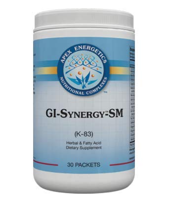 Apex Energetics GI-Synergy-SM 30 Packets (K-83) Combines Three Complementary Formulas That are Each Designed to Support The intestinal Terrain (30 Packets)
