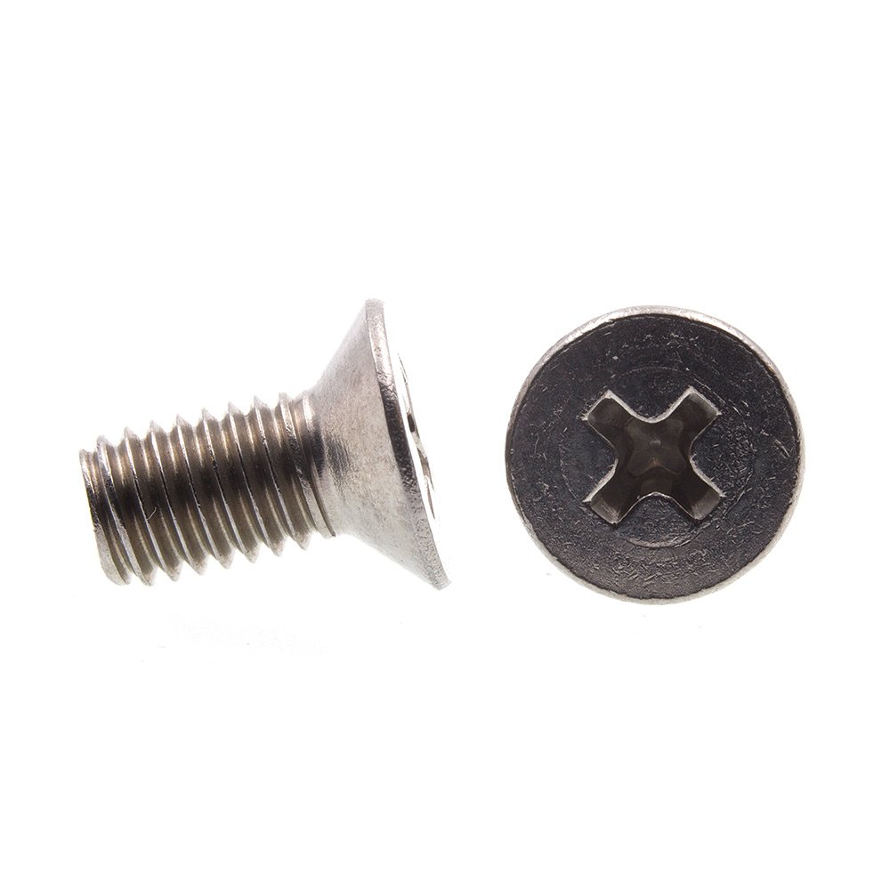 Prime-Line 9121316 Machine Screws, Metric, Flat Head, Phillips Drive, M5-0.8 X 10MM, Grade A2-70 Stainless Steel (10 Pack)