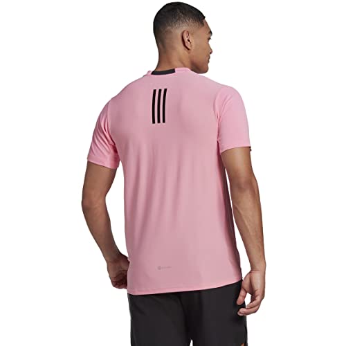 adidas Men's Designed 4 Training Heat.RDY High Intensity Tee, Bliss Pink, Medium