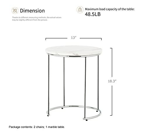 Brafab Mid Century Modern Dining Chairs Set of 2, Accent Kitchen Chairs with Natural Rattan Backrest, Modern Industrial Upholstered Metal Chairs for Dining Living Room Kitchen(White)