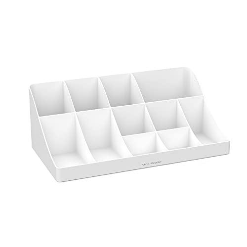 Mind Reader ' Pioneer' Breakroom Organizer 11 Compartment Condiment Holder, White