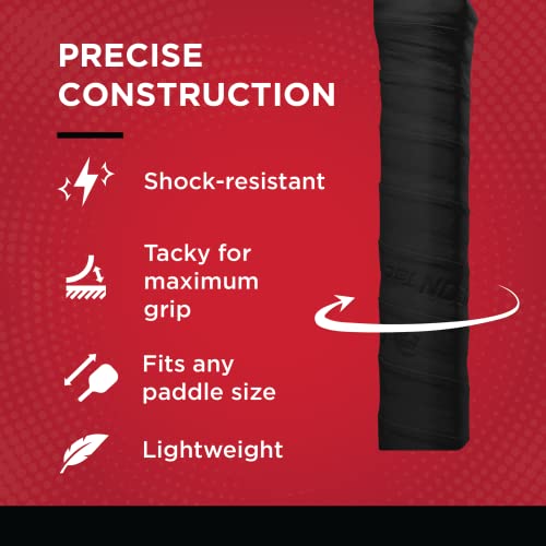 Gamma Sports Pickleball Supreme Overgrip, Black
