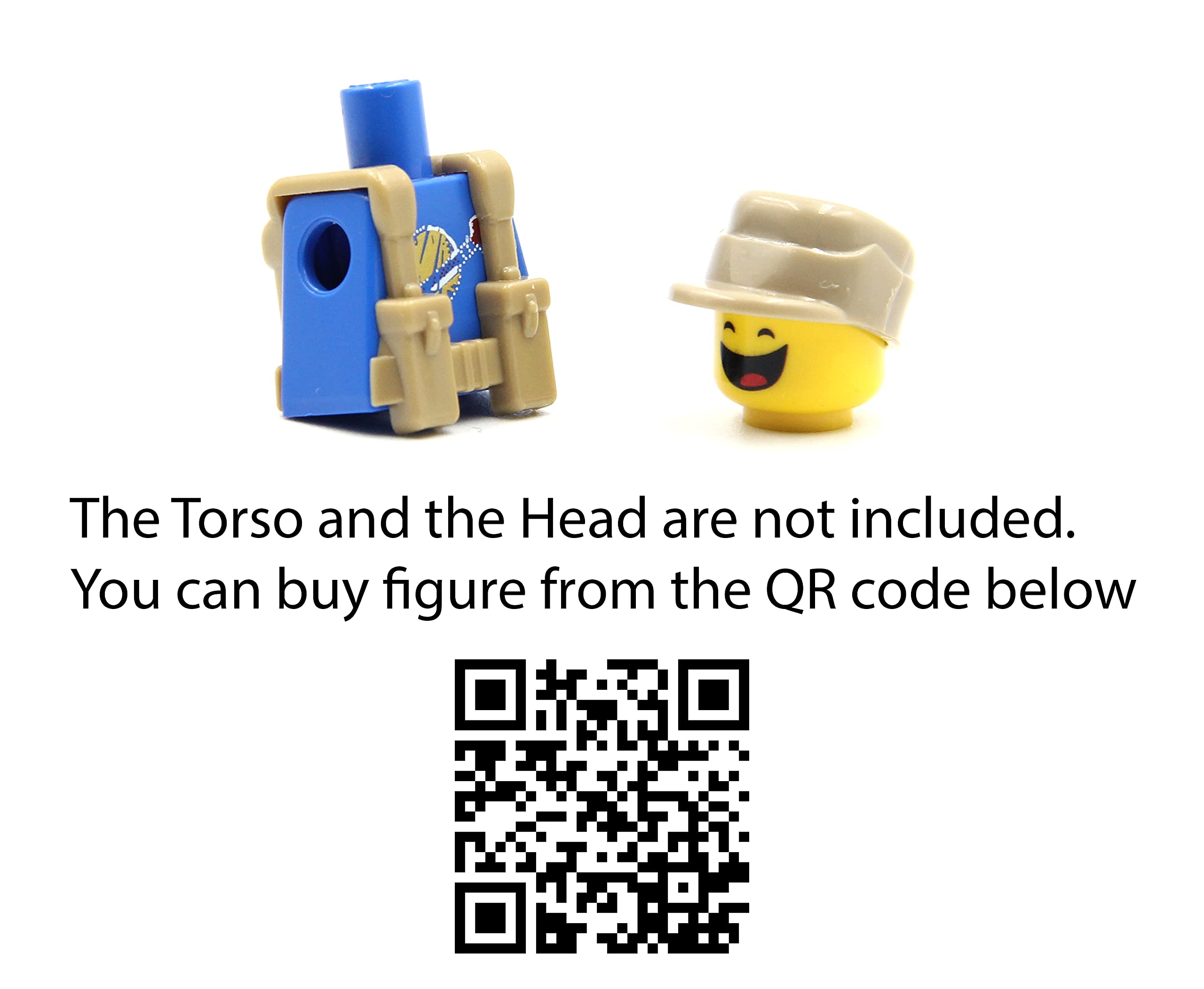 MAGMA BRICK War Equipment, Sandbag and Weapon in World War II Compatible Building Block Figures