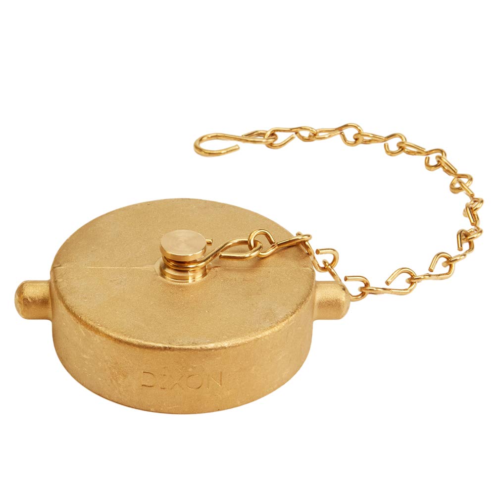 Brass Pin Lug 2 1/2" NH Cap with Chain