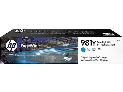 HP 981Y | PageWide-Cartridge Extra High Yield | Cyan | L0R13A