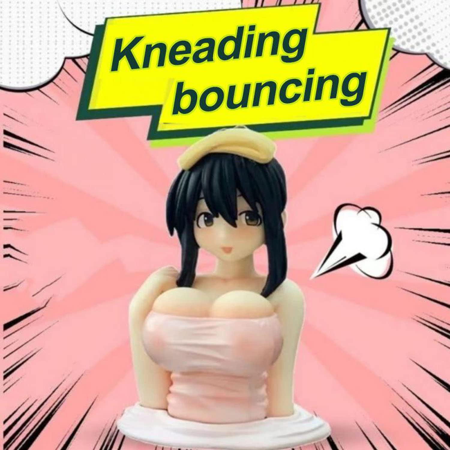 ANTESCORT Shaking Chest Car Ornaments, Bobbleheads for Car Dashboard, Car Dashboard Decorations, Kawaii Action Model Doll for Room Desktop Car Dashboard