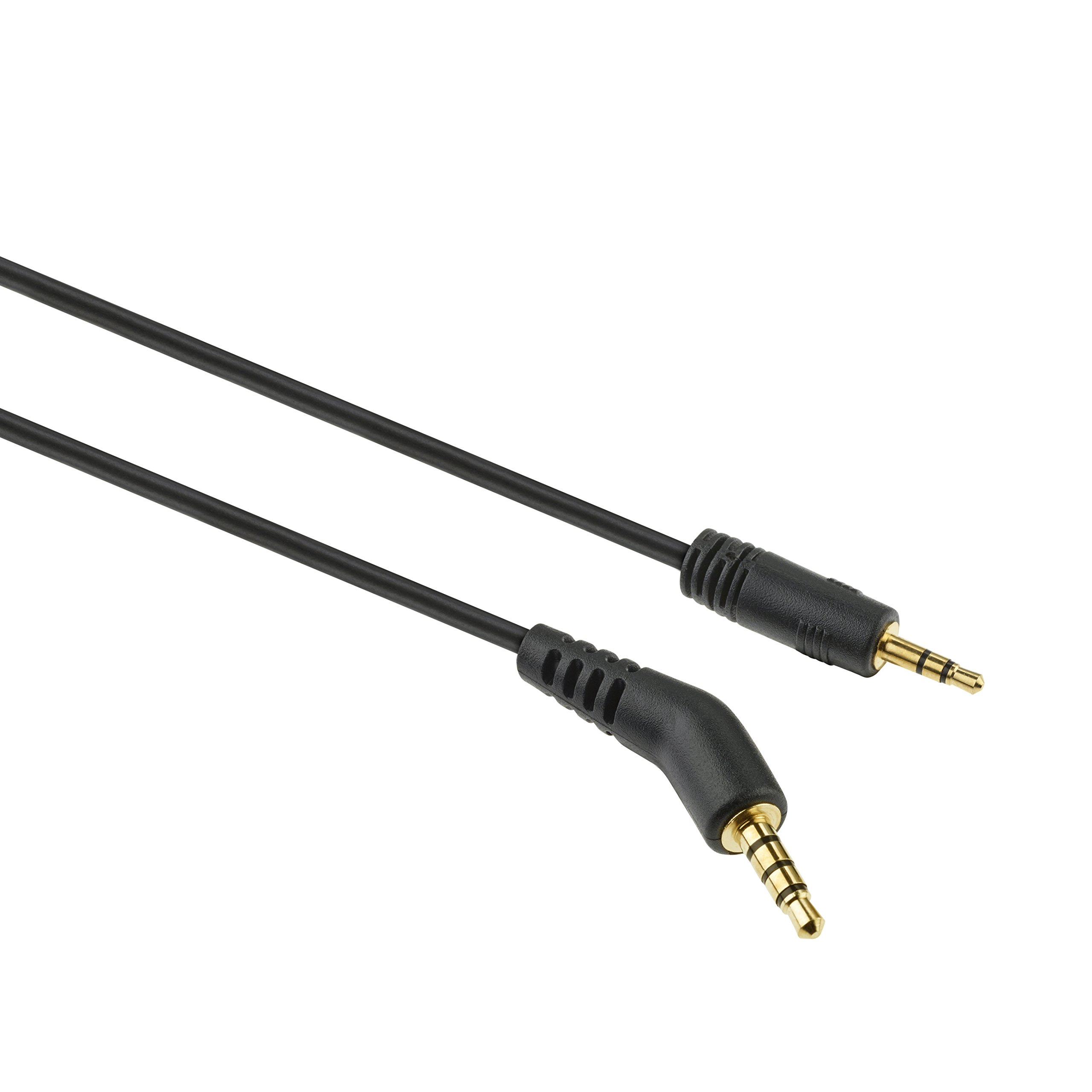 AGS Retail Ltd Compatible Talkback Chat Cable for Turtle Beach, Astro Gaming Headsets - 1m PS4 Chat Lead, Gold-Plated Audio Jacks | Gaming Accessory